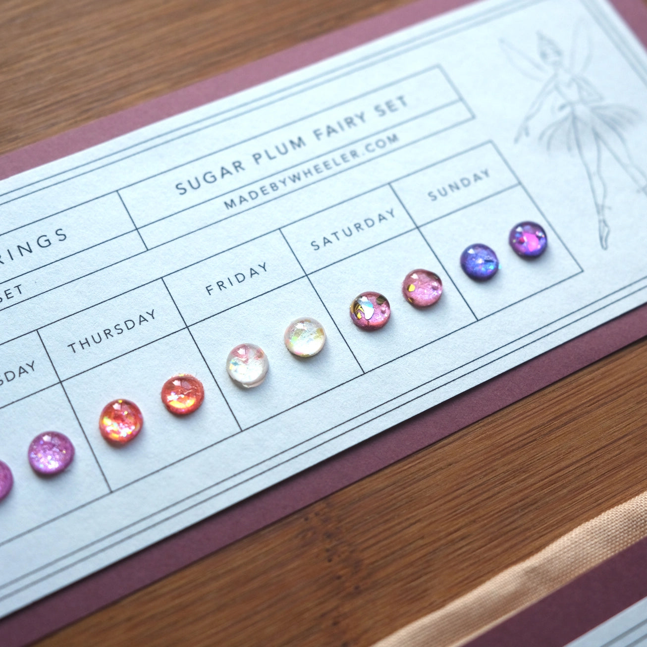 Sugar Plum Fairy Stick-On Earrings | Embark Fine Jewelry