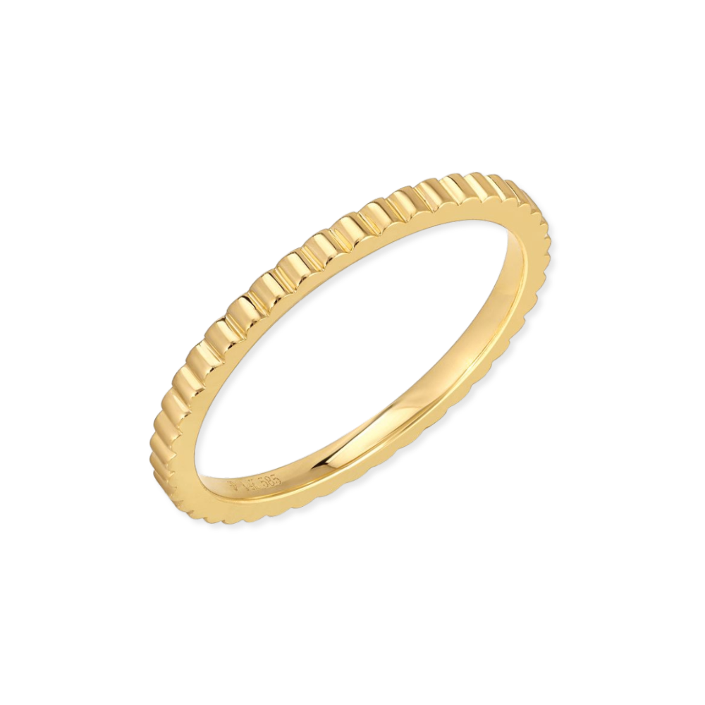 14K Fluted Ring | Embark Fine Jewelry