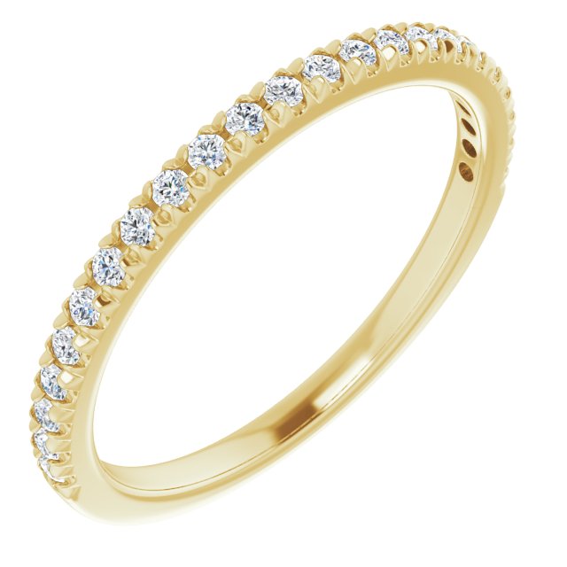 14K French-Set Diamond Anniversary Band – Embark Headquarters