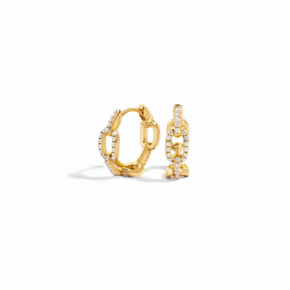 Small Chain Link Hoops | Embark Fine Jewelry