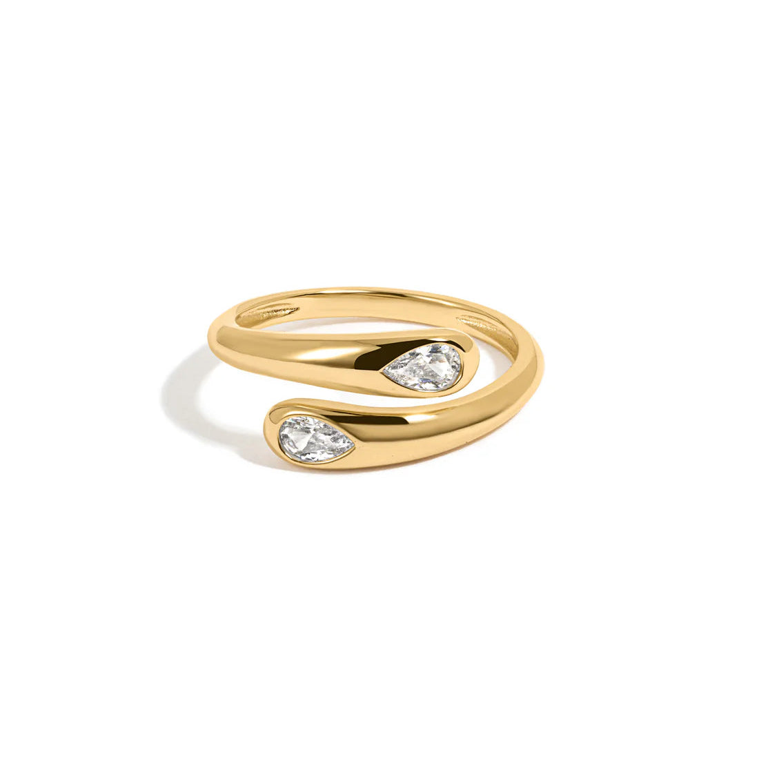 Double Pear Wrap Ring | Embark Fine Jewelry